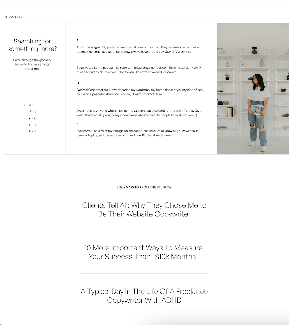 Copywriter Website Launch: Between the Lines Copy - sarahkleist.com