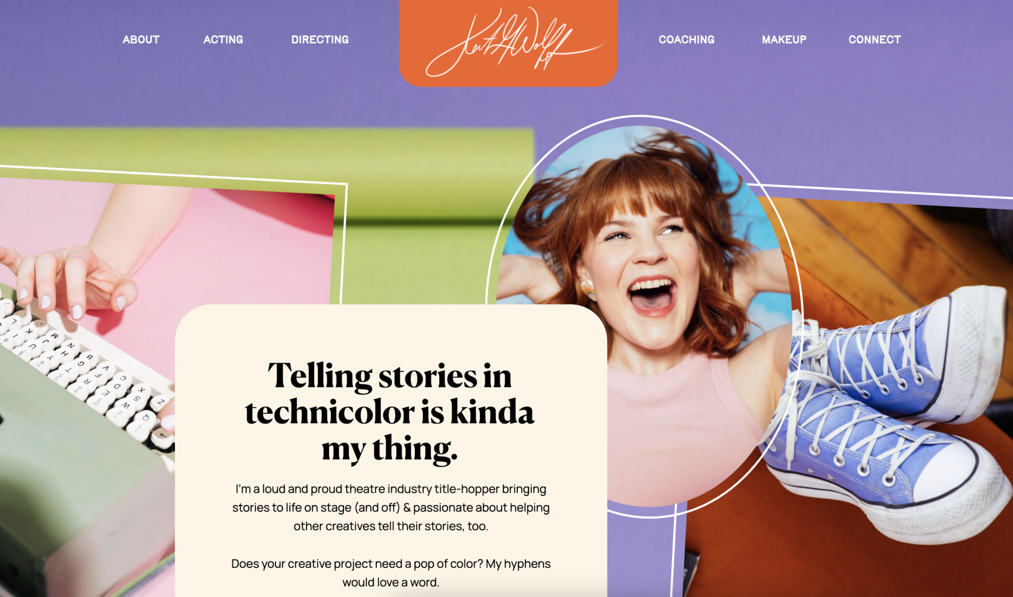 Website in a Day for Kat Wolff Creates, Multi-Hyphenate Creative ...