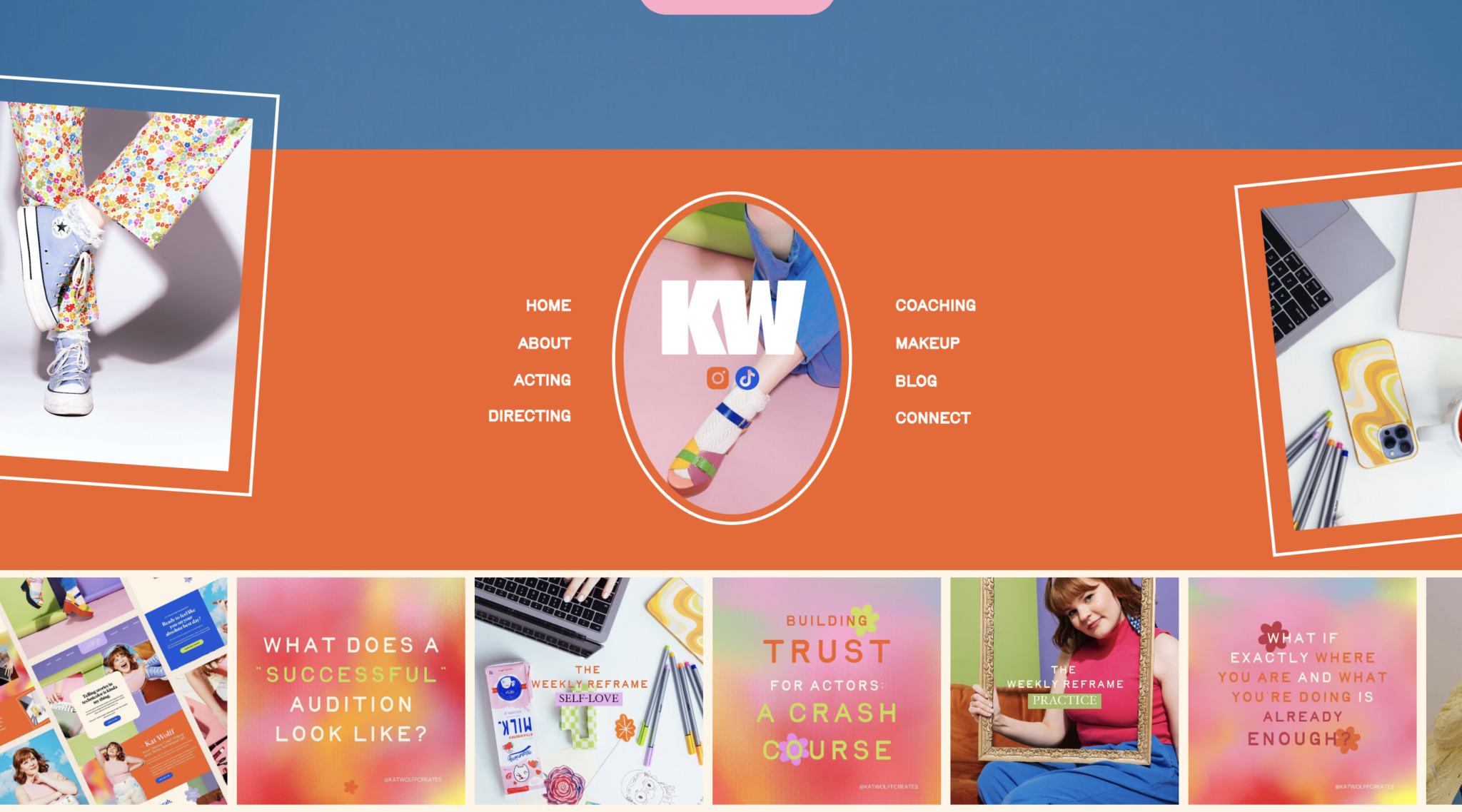 Website in a Day for Kat Wolff Creates, Multi-Hyphenate Creative ...